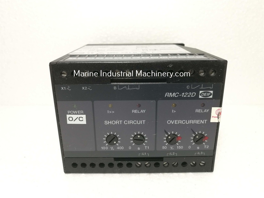 Deif RMC-122D Short Circuit & Overcurrent Relay 450V | Marine ...