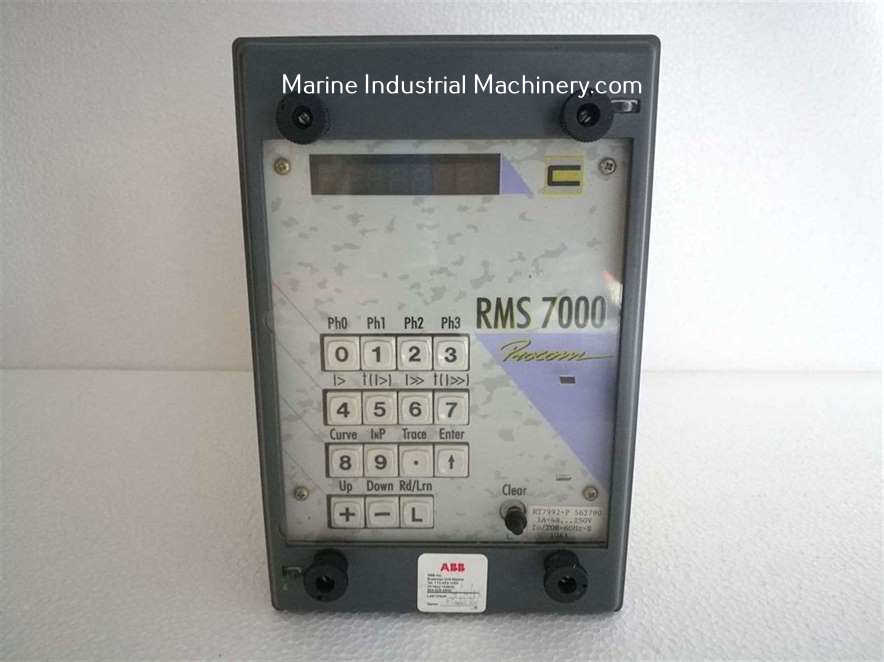 CEE RMS 7000 Digital Multicurve Phase and Earth Overcurrent Relay ...