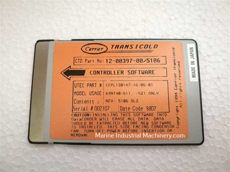 Carrier Transicold 69NT40-511 Controller Software | Marine Industrial ...