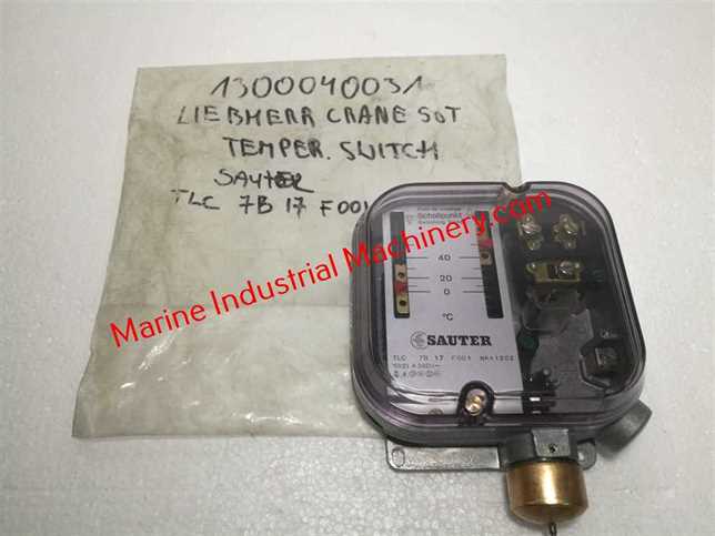 Sauter TLC 7B 17 F001 Temperature Switch | Marine Industrial Machinery