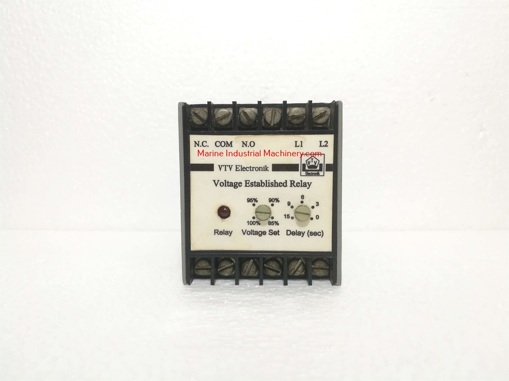 VTV Electronik Voltage Established Relay | Marine Industrial Machinery