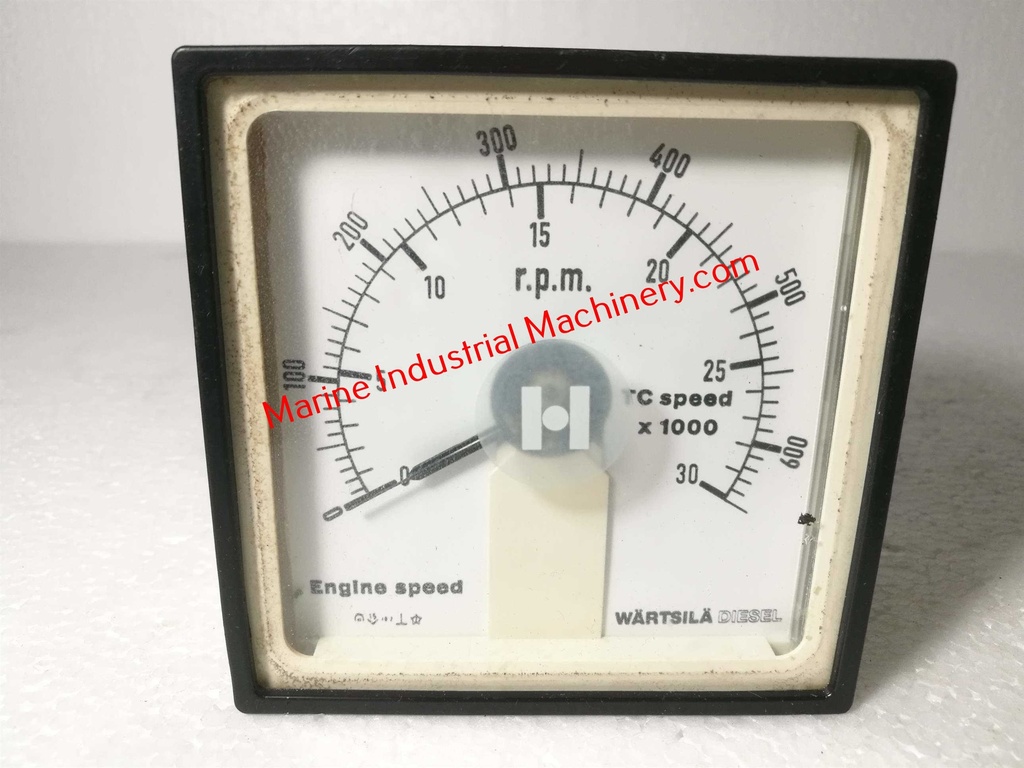 Wartsila Dr.E. Horn x1000 RPM Meter(0-30..600) | Marine Industrial ...