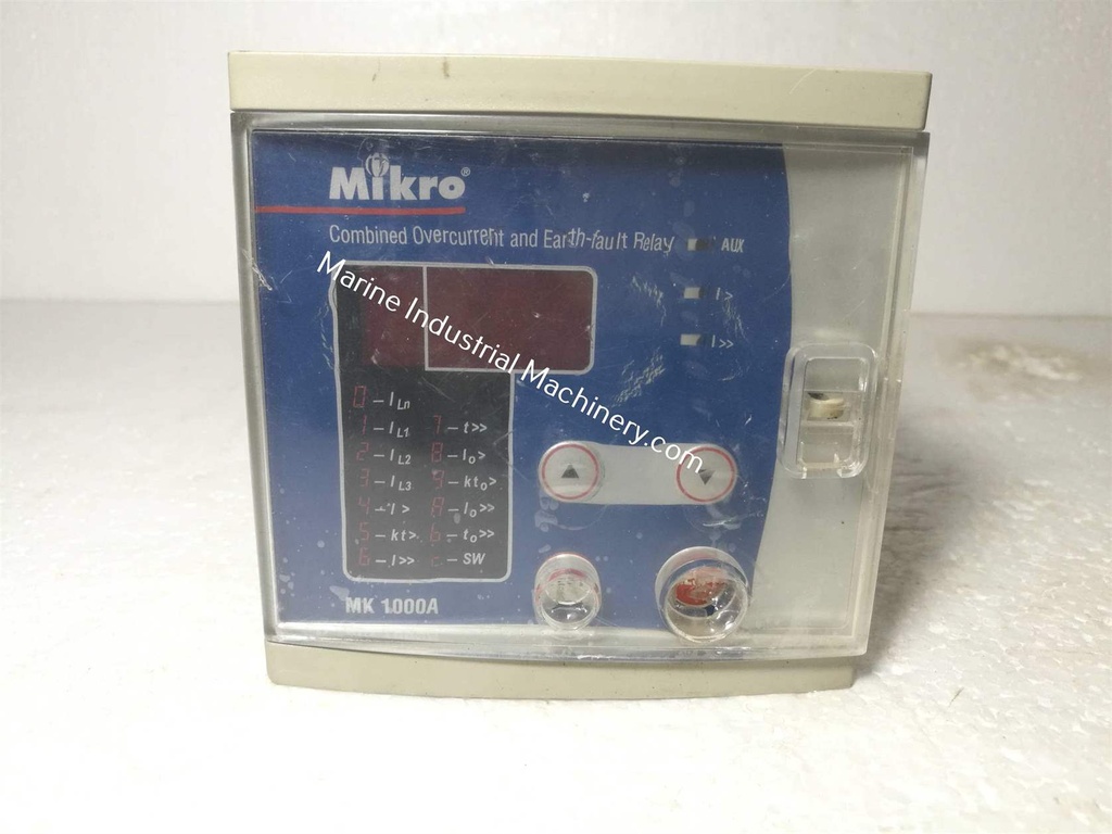 Mikro MK1000A Combined Overcurrent And Earth-Fault Relay | Marine Industrial Machinery