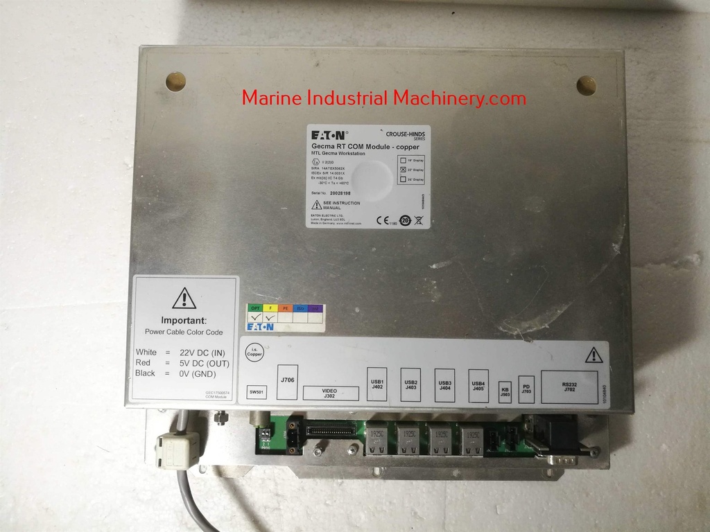 Eaton-Crouse-Hinds Mtl Gecma RT Com Module | Marine Industrial Machinery