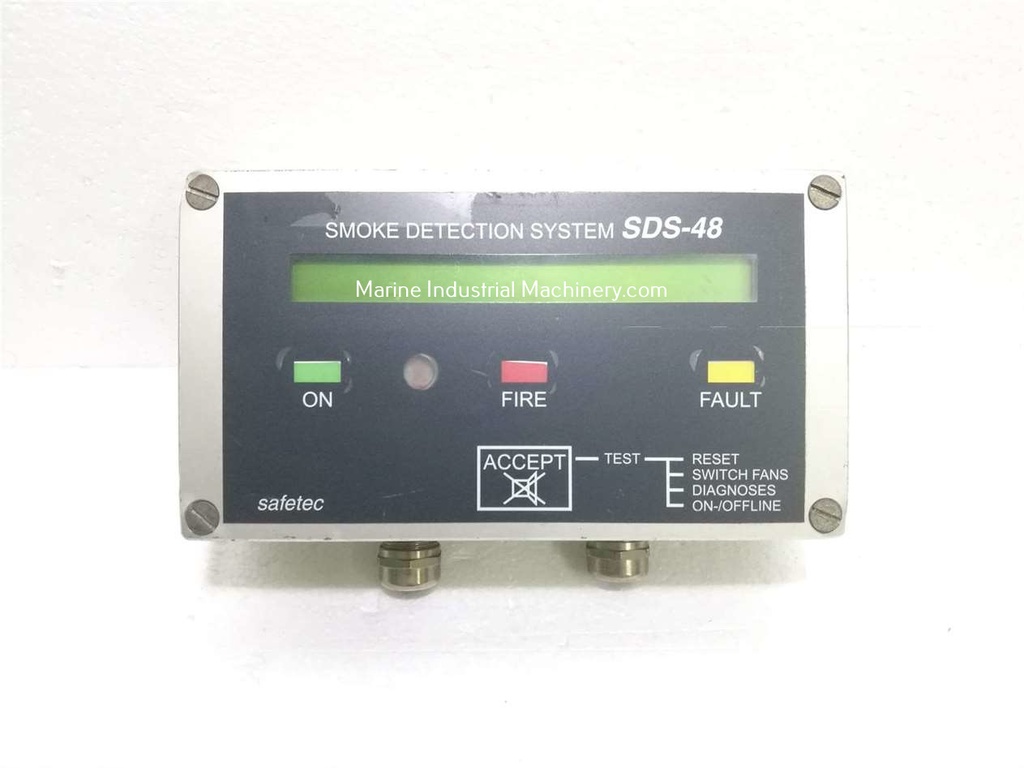 Safetec SDS-48 Smoke Detection System | Marine Industrial Machinery