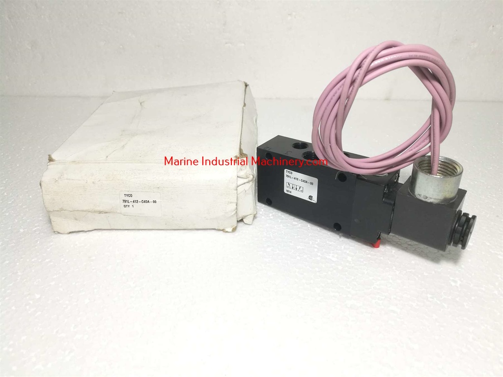 Tyco 791L-412-C4D4-00 Solenoid Valve | Marine Industrial Machinery