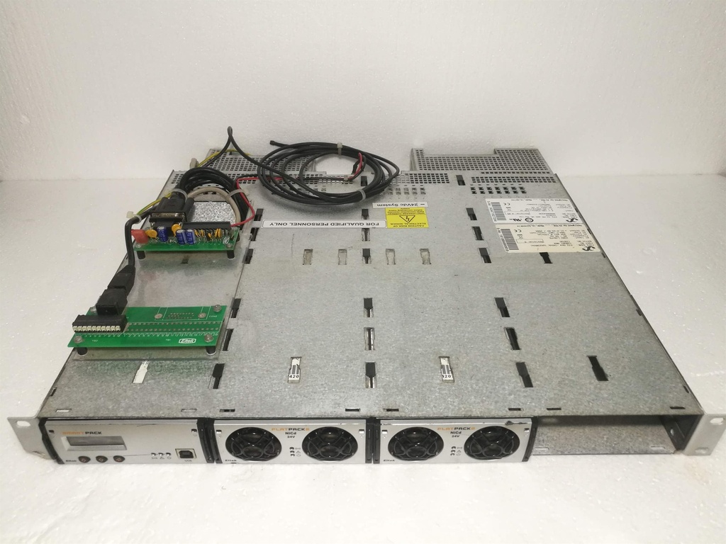 Eltek Flatpack2 FP2 1U PR 4AC HC Power Rack | Marine Industrial Machinery