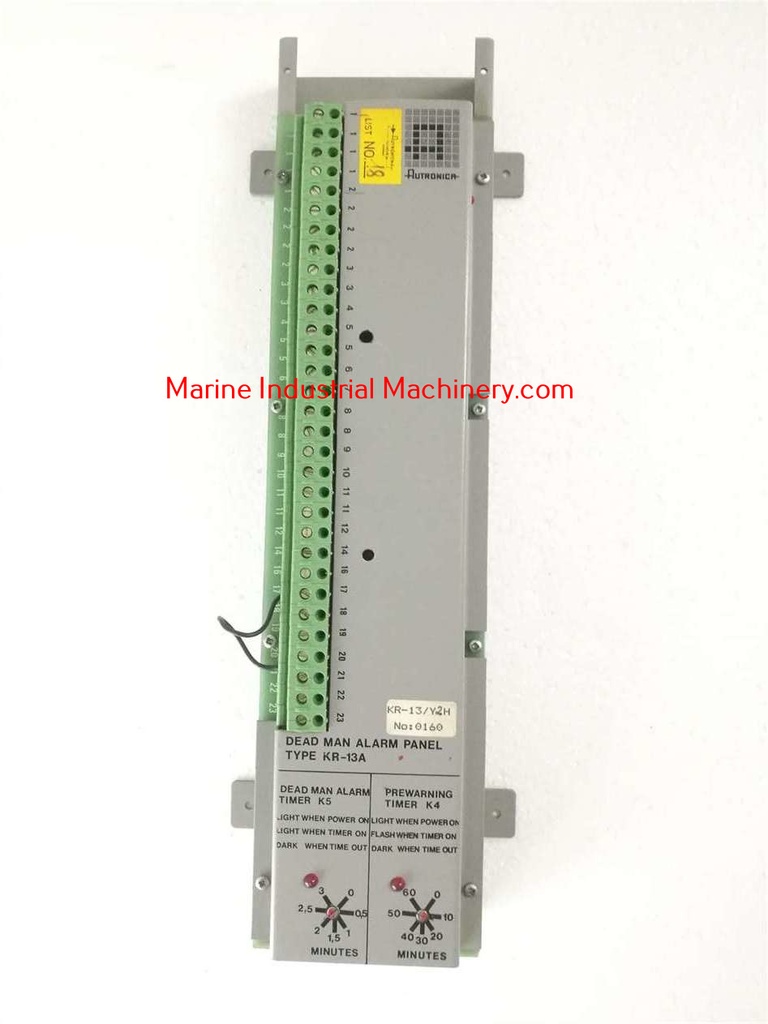 Autronica KR-13A Dead Man Alarm Panel | Marine Industrial Machinery