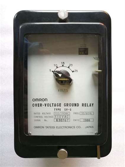 Omron SV-G Over-Voltage Ground Relay | Marine Industrial Machinery