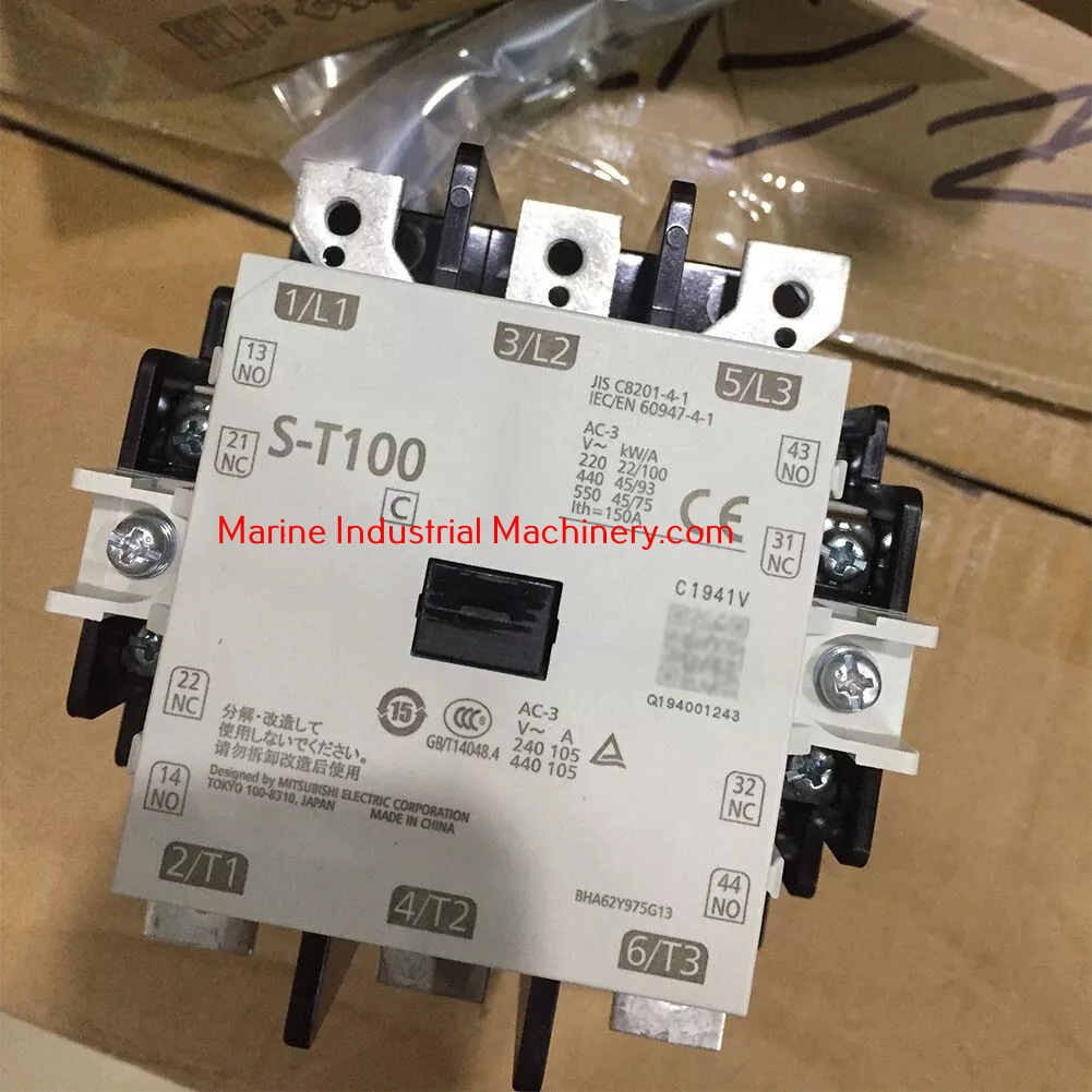 Mitsubishi S-T100 Magnetic Contactor | Marine Industrial Machinery