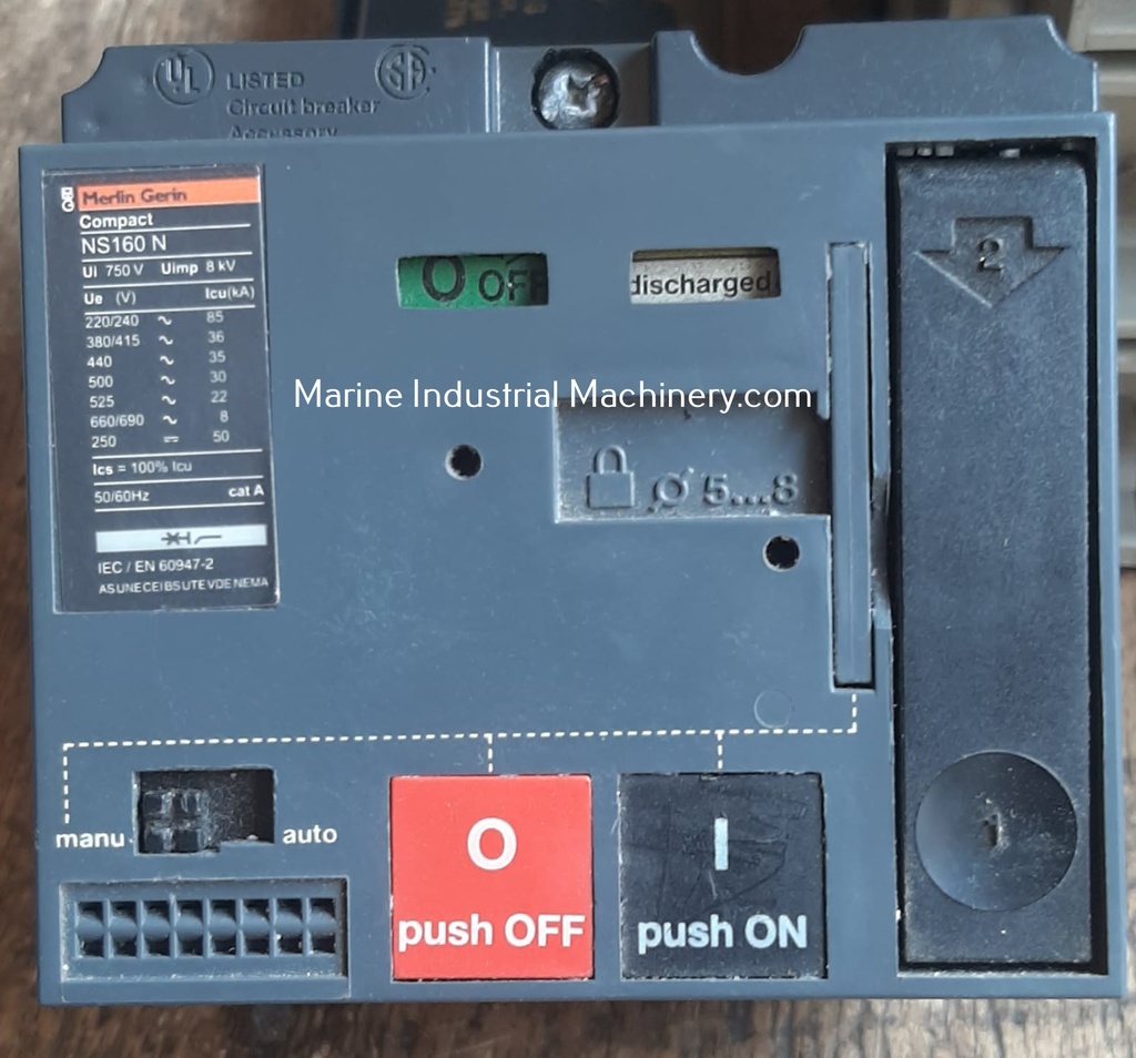 Merlin Gerin Compact 4P NS 160N Mccb | Marine Industrial Machinery