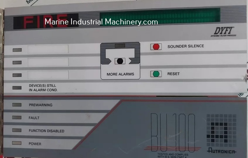 Autronica BS100 Dyfi Fire Alarm Control Panel | Marine Industrial Machinery
