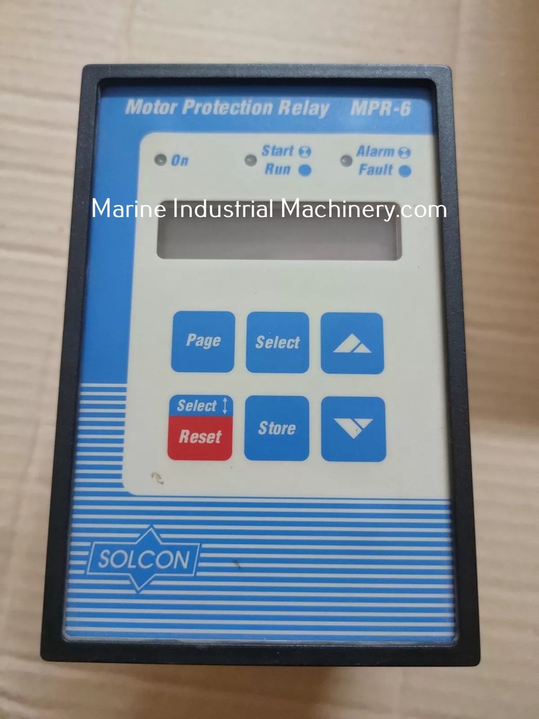 Solcon MPR-6 Motor Protection Relay | Marine Industrial Machinery