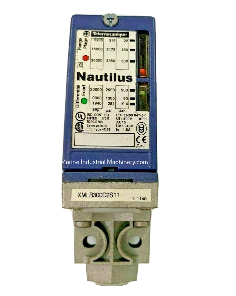 Telemecanique XMLB300D2S11 Nautilus Pressure Switch | Marine Industrial ...