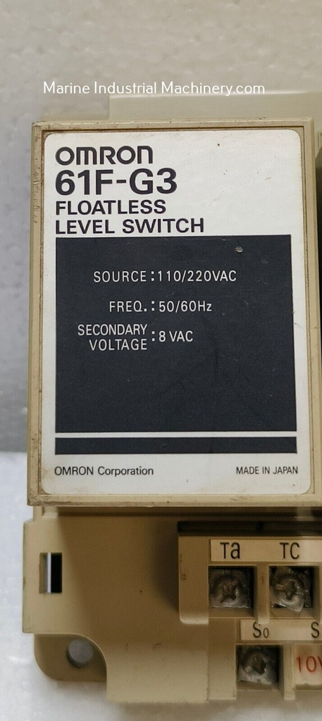 Omron 61F-G3 Floatless Level Switch | Marine Industrial Machinery