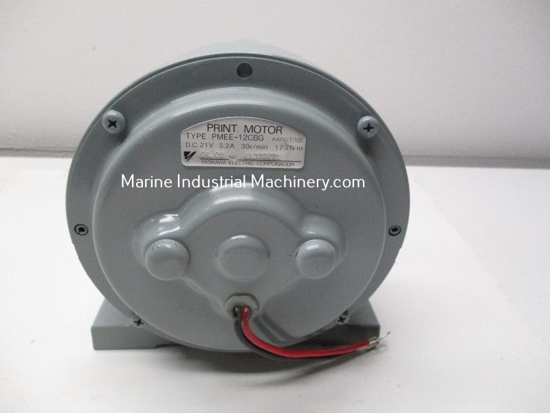 Yaskawa PMEE-12CBG Print Motor | Marine Industrial Machinery