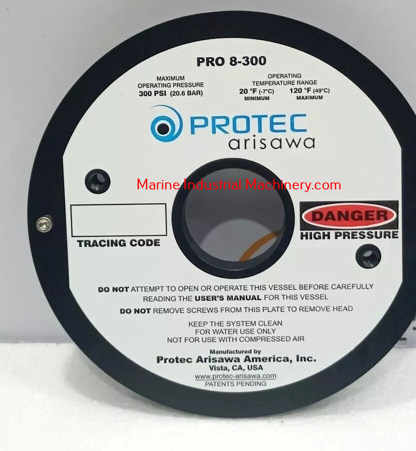 Protec Arisawa Pro 8-300 4080028A Valve Pressure | Marine Industrial Machinery
