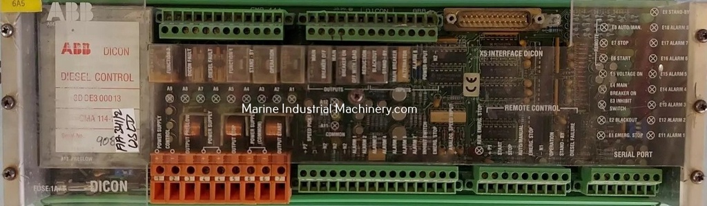 Abb Dicon CMA 114-2 3D DE3 000 13 Diesel Control Unit | Marine ...