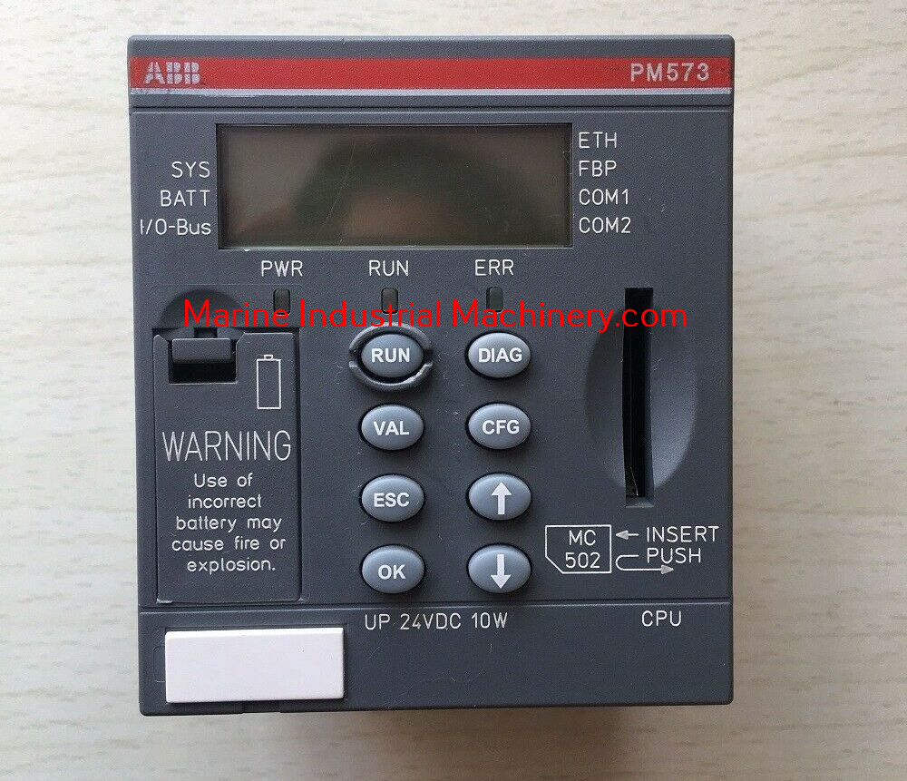 ABB PM573 Programmable Logic Controller | Marine Industrial Machinery