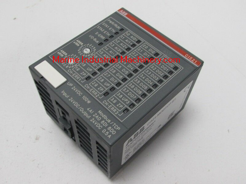 ABB CI521-MODTCP B1 Modbus TCP Bus Module | Marine Industrial Machinery