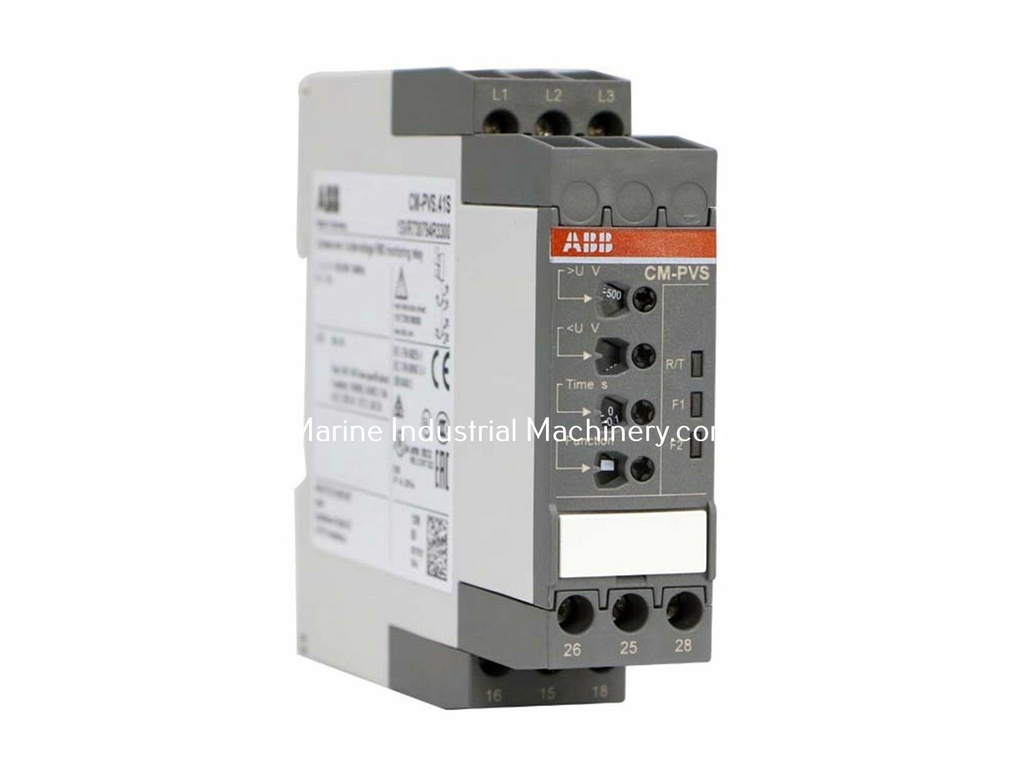 ABB CM-PVS.41S 3 Phase Over/Undervoltage RMS Monitoring Relay | Marine Industrial Machinery
