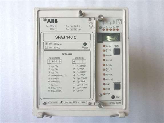 ABB SPAJ 140 C Over Current and Earth Fault Relay | Marine Industrial ...