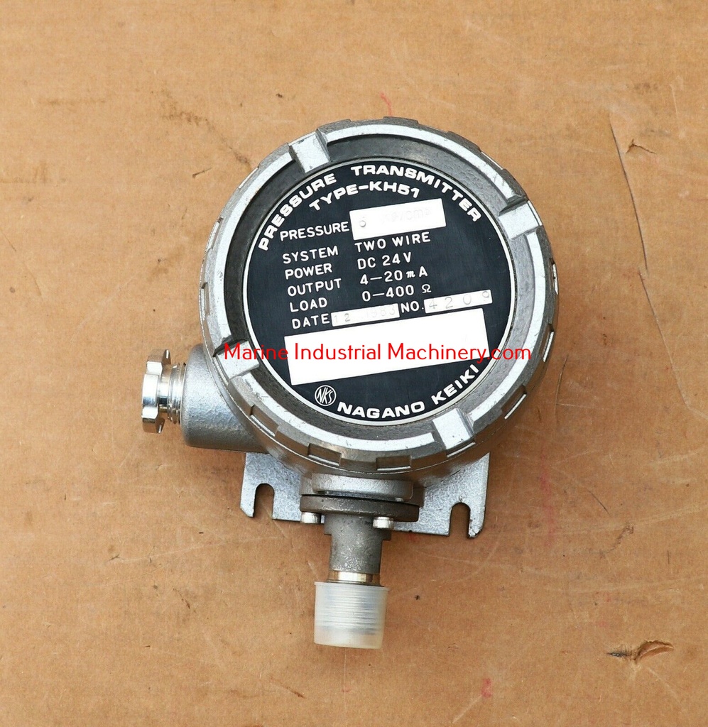 Nagano Keiki KH51 Pressure Transmitter | Marine Industrial Machinery