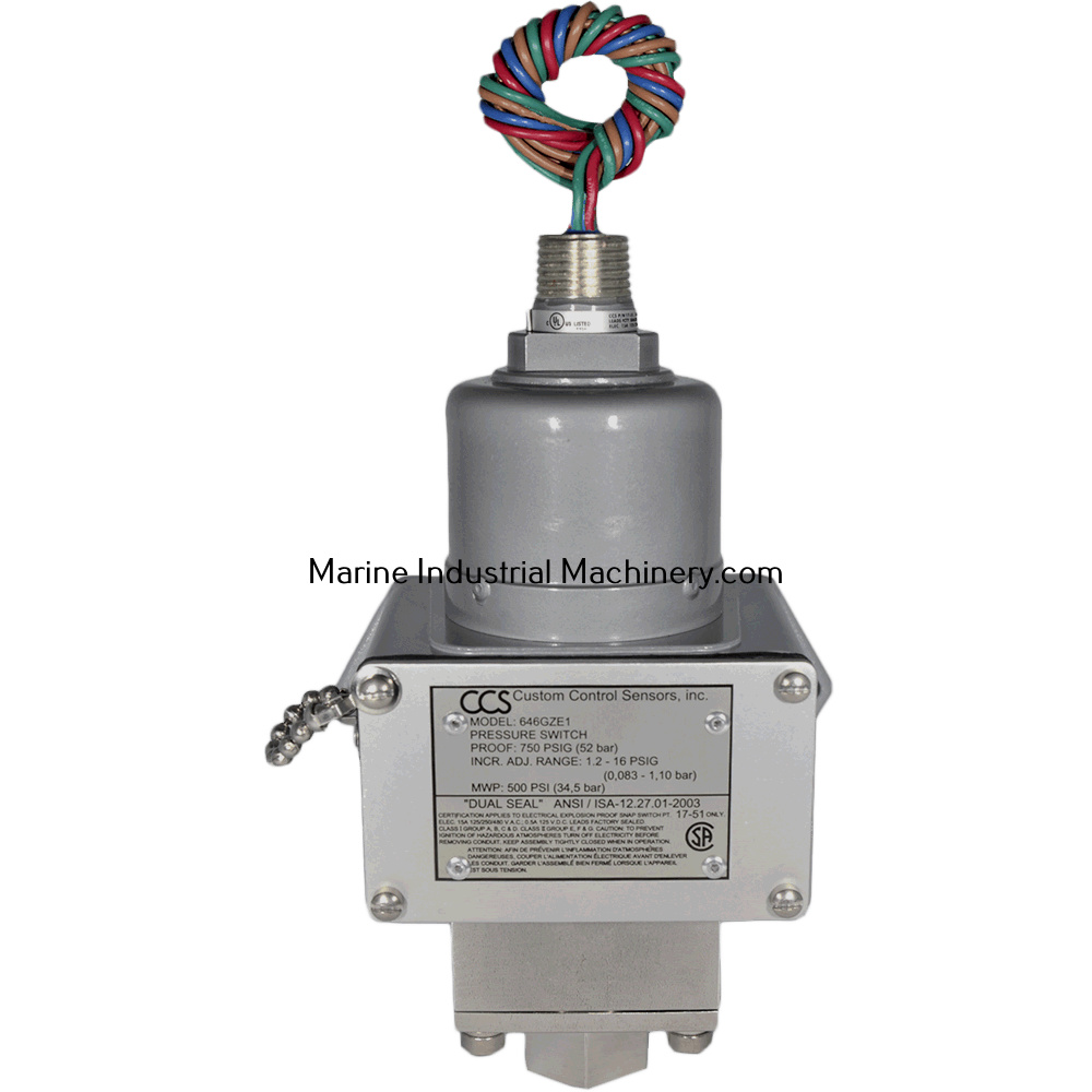 CCS 646GZE1 Pressure Switch | Marine Industrial Machinery