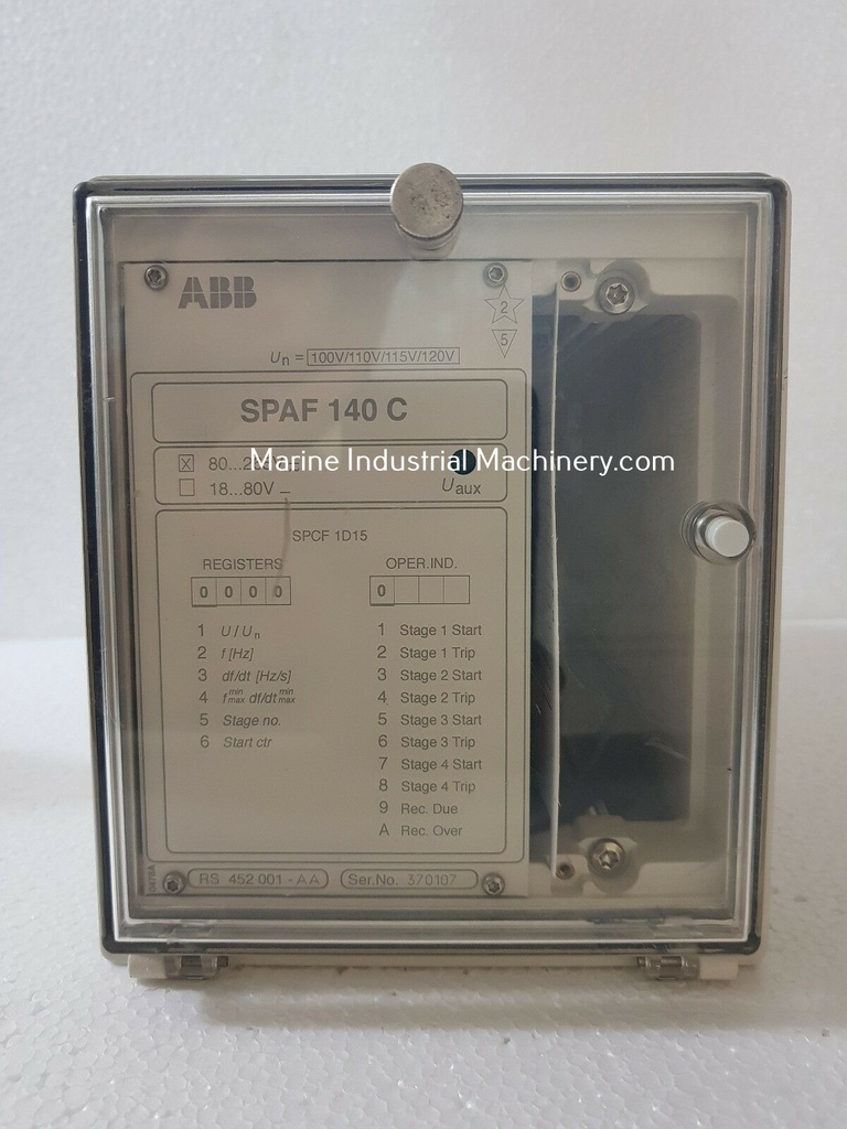 ABB SPAF 140 C-AA Under Frequency Relay | Marine Industrial Machinery