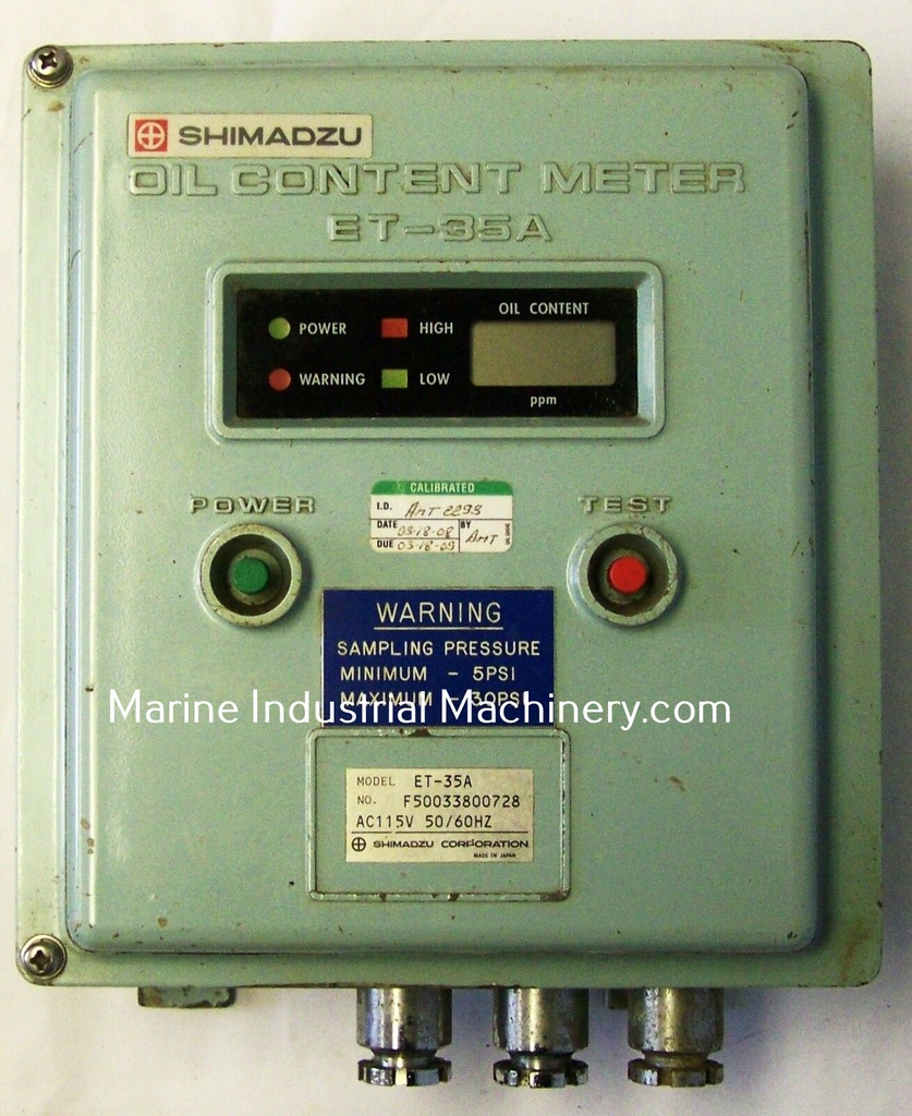 Shimadzu ET-35A Oil Content Meter Model | Marine Industrial Machinery