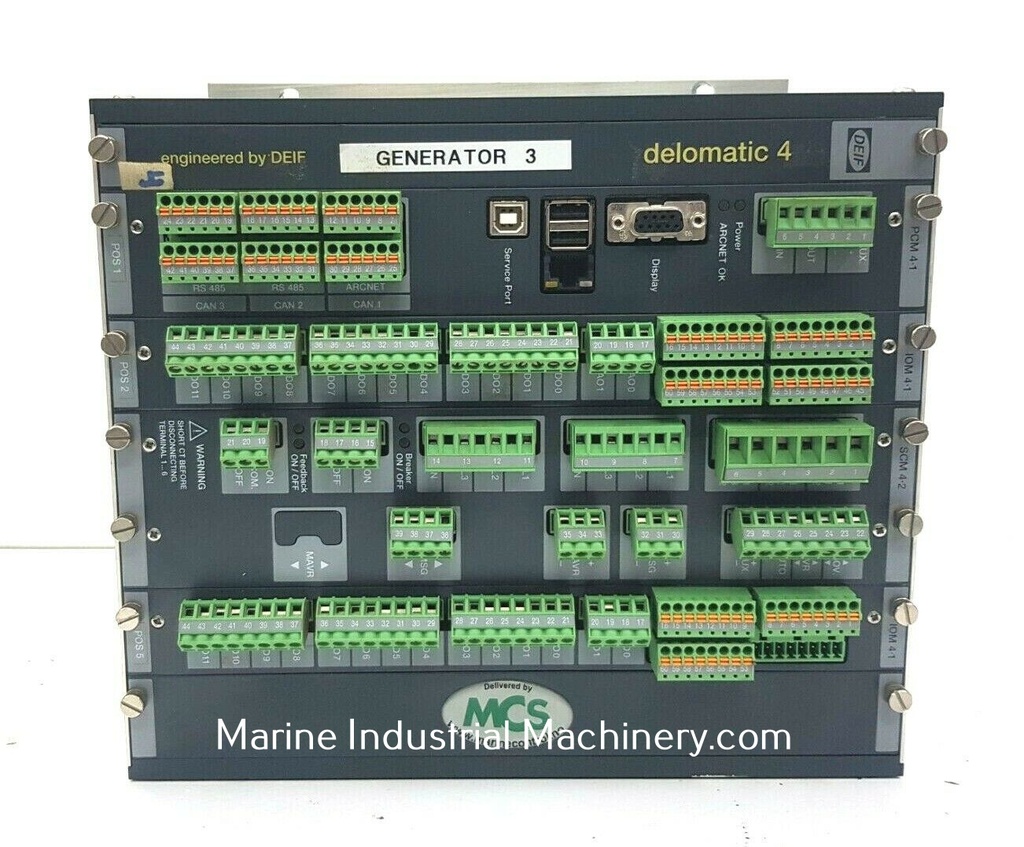 Deif Delomatic 4 DGU 003 Control System | Marine Industrial Machinery