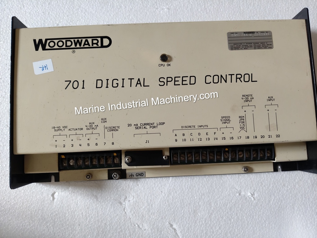 Woodward 701 Digital Spped Control | Marine Industrial Machinery