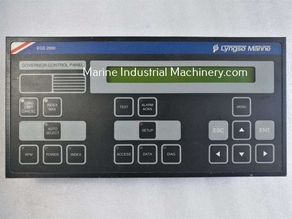 Lyngso Marine EGS 2000 Governor Control Panel | Marine Industrial Machinery