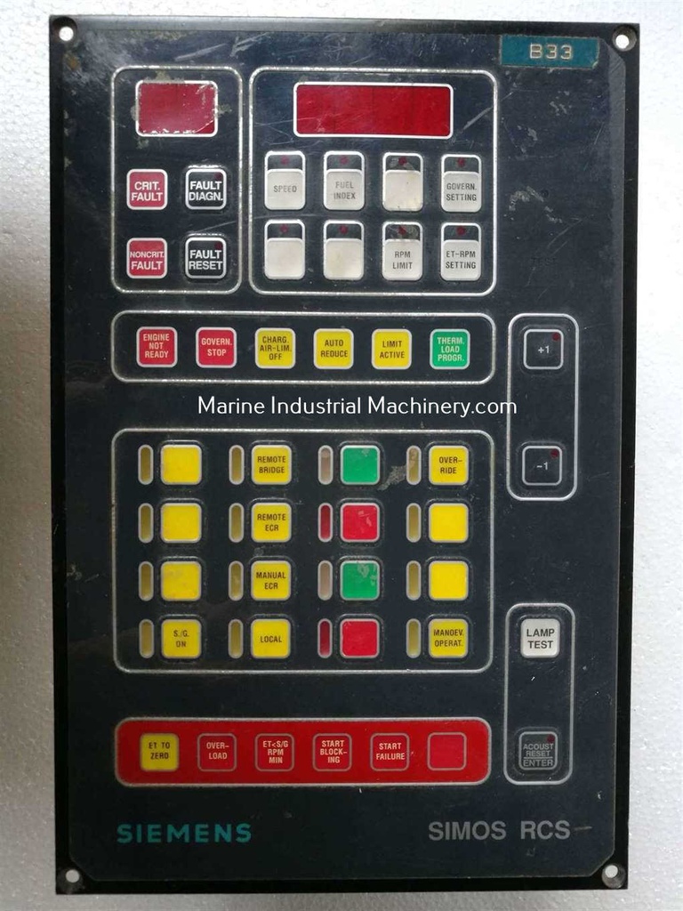 Siemens SIMOS RCS Remote Control Board | Marine Industrial Machinery