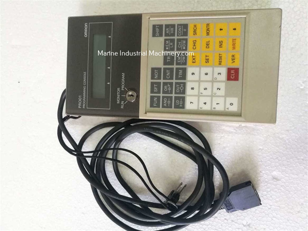 Omron CQM1H-PR001-E Programming Console Unit | Marine Industrial Machinery