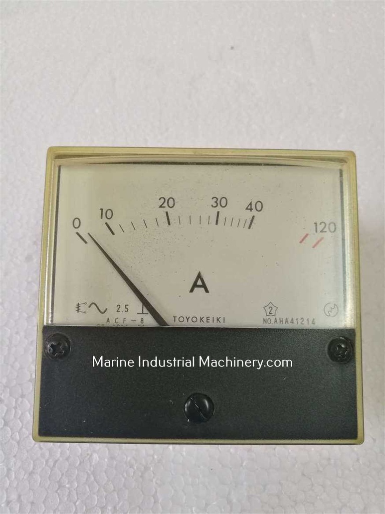 Toyo Keiki ACF-8 Amp Meter 0-120 | Marine Industrial Machinery