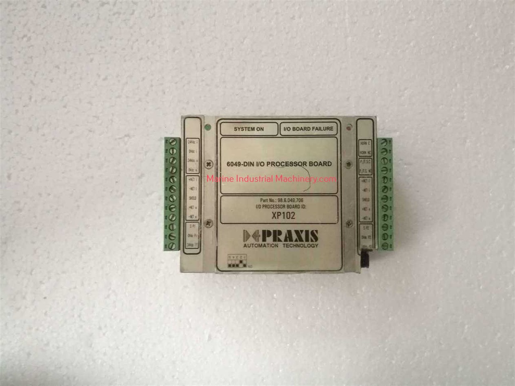 Praxis Automation XP102 6049-DIN I-O Processor Board | Marine ...