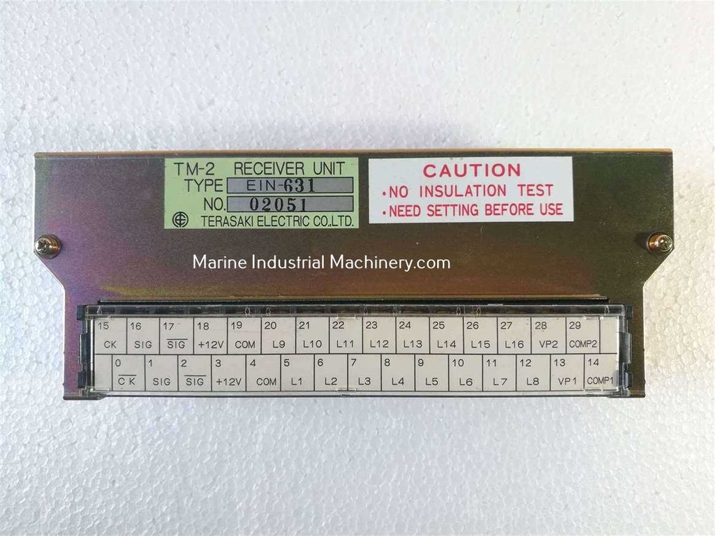 Terasaki EIN-631 TM-2 Receiver Unit | Marine Industrial Machinery