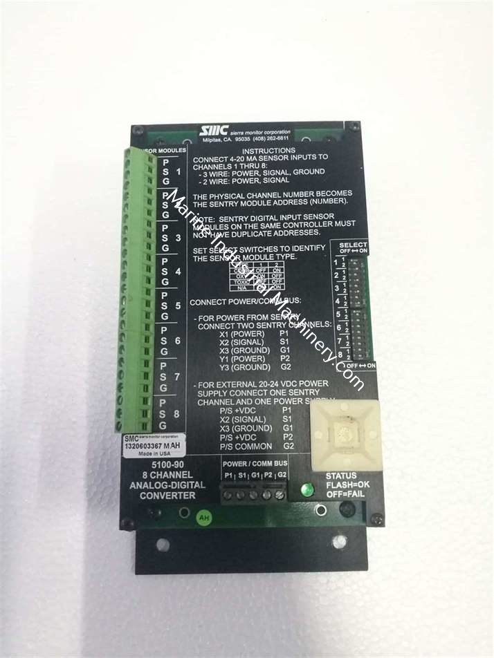 SMC 5100-90 8 Channel Analog-Digital Converter | Marine Industrial ...