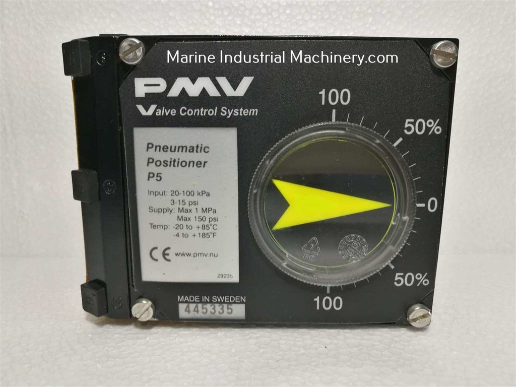 Flowserve PMV P5 Pneumatic Analog Positioner | Marine Industrial Machinery