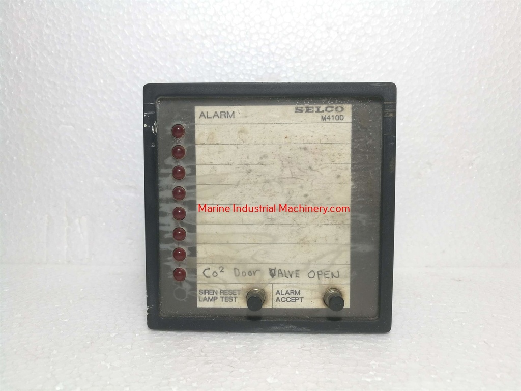 Selco M4100 Engine Alarm Indicator Panel | Marine Industrial Machinery