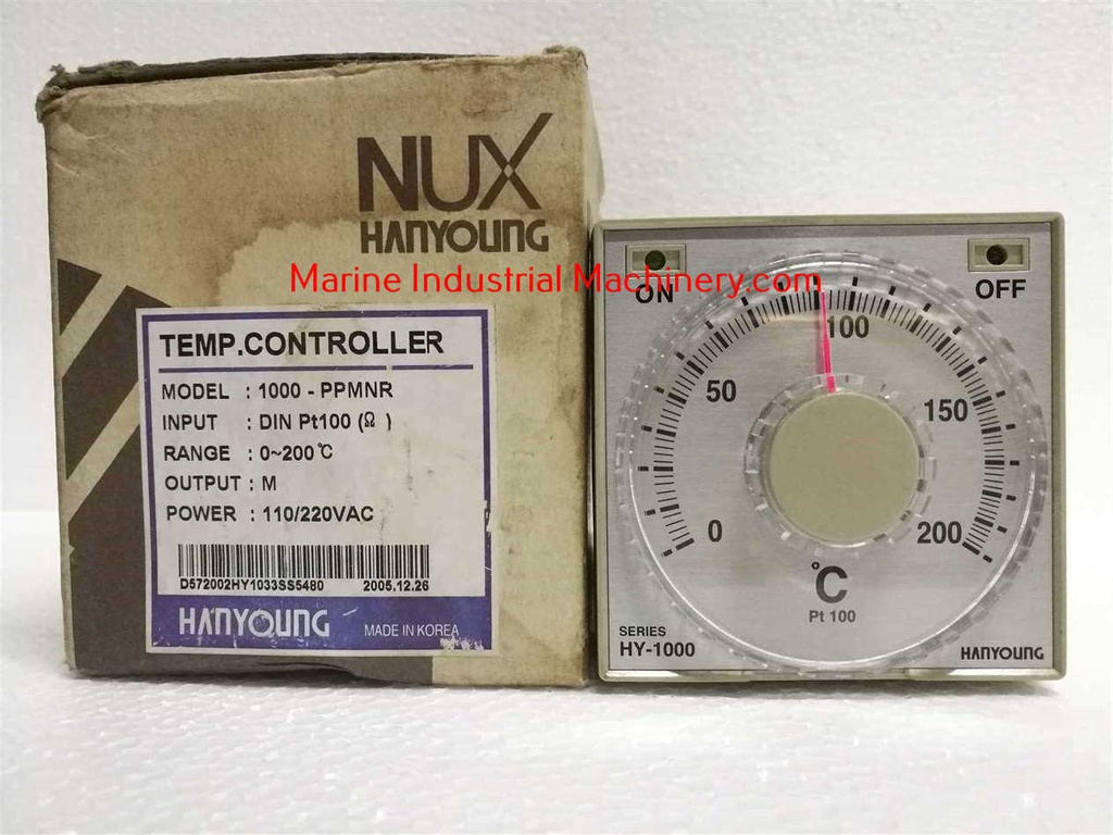 Hanyoung HY-1000-PPMNR05 Temperature Controller | Marine Industrial Machinery