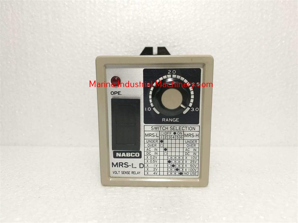 Nabco MRS-LD Volt Sense Relay | Marine Industrial Machinery