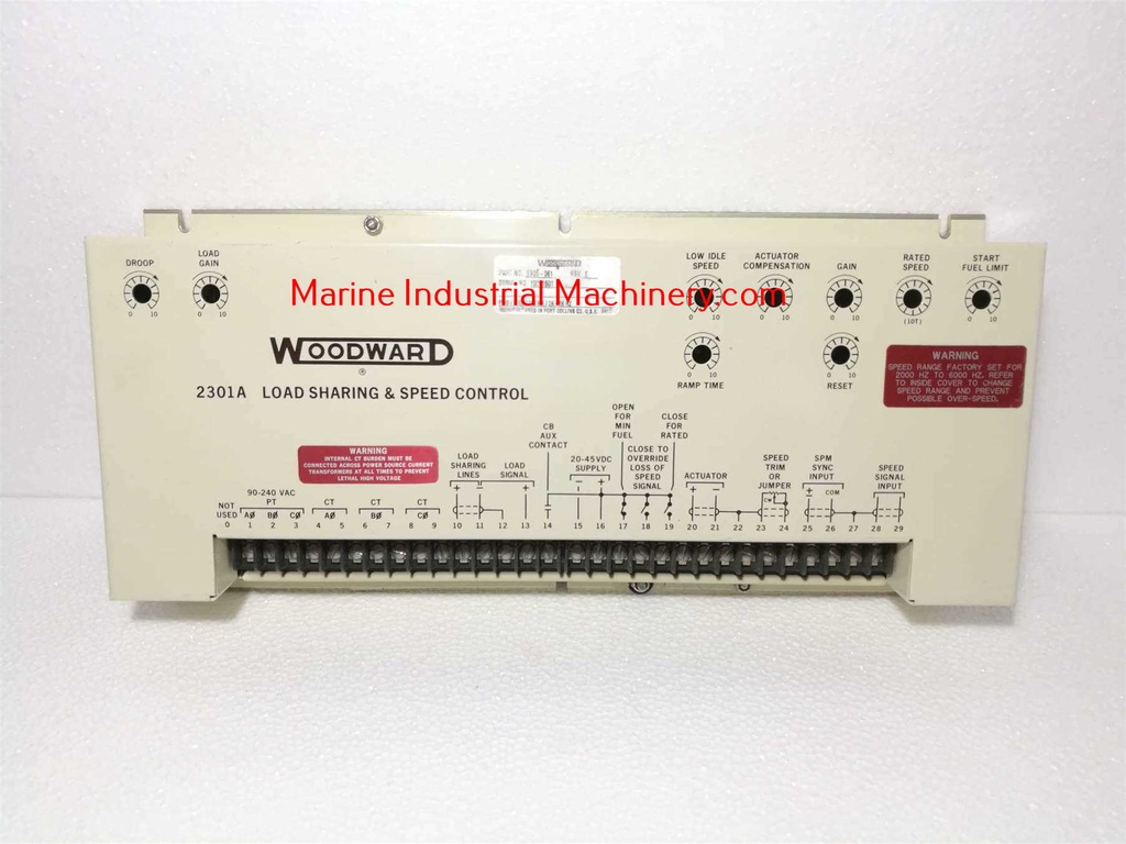 Woodward 2301A Load Sharing Speed Control | Marine Industrial Machinery