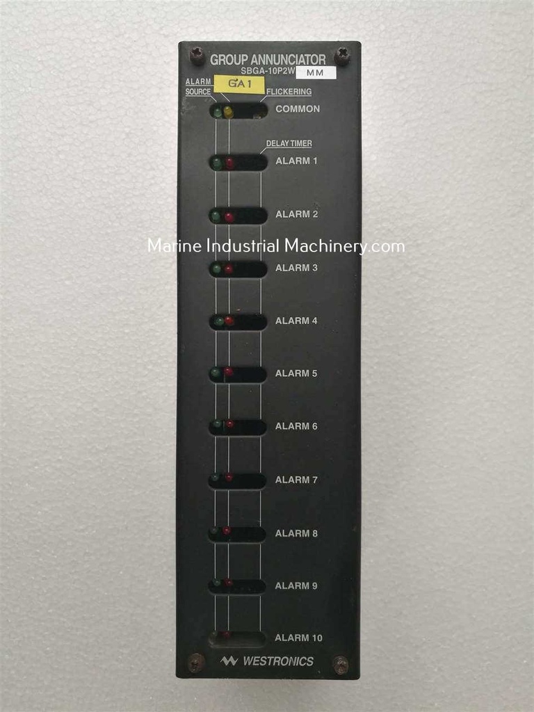 Westronics SBGA-10P2W Group Annunciator | Marine Industrial Machinery