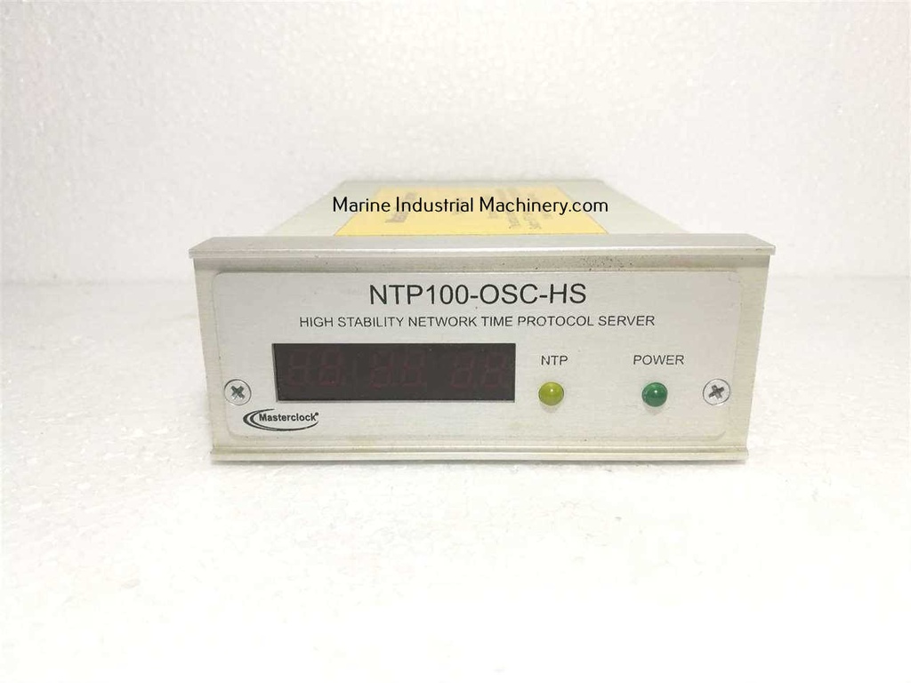 Masterclock NTP100-OSC-HS High Stability Network Time Protocol Server ...