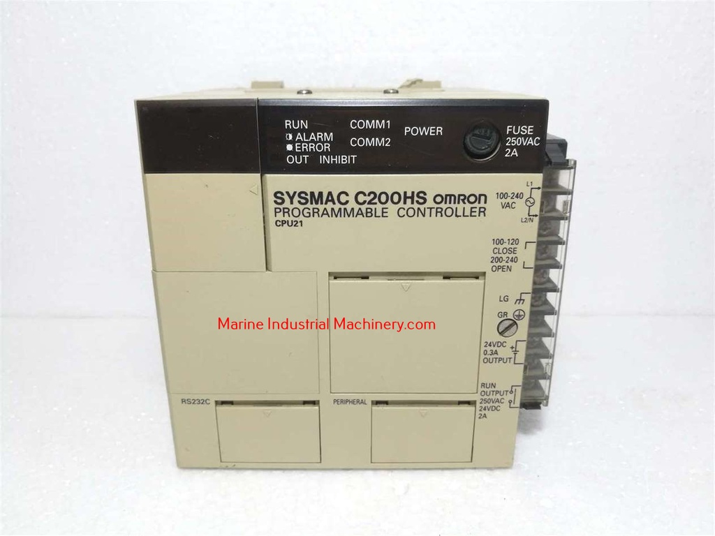 Omron SYSMAC C200 HS Programmable Controller | Marine Industrial Machinery