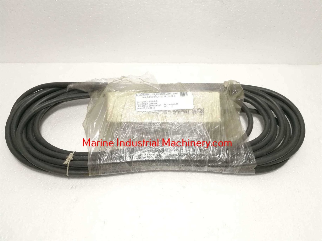 WIKA IS-20-S Transmitter with Cable | Marine Industrial Machinery