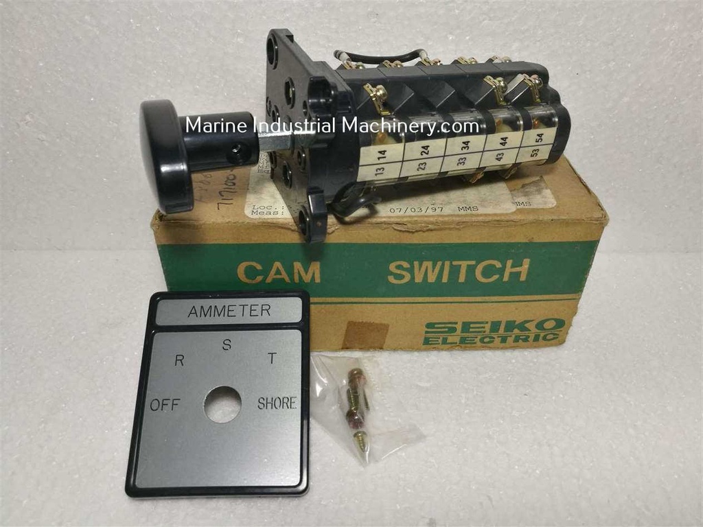Seiko Electric EN-5X 048A Cam Switch Ammeter | Marine Industrial Machinery