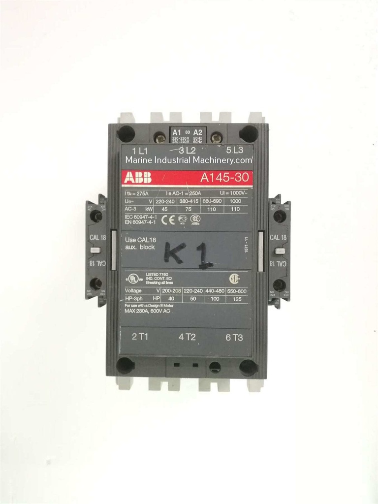 ABB A145-30 Contactor | Marine Industrial Machinery